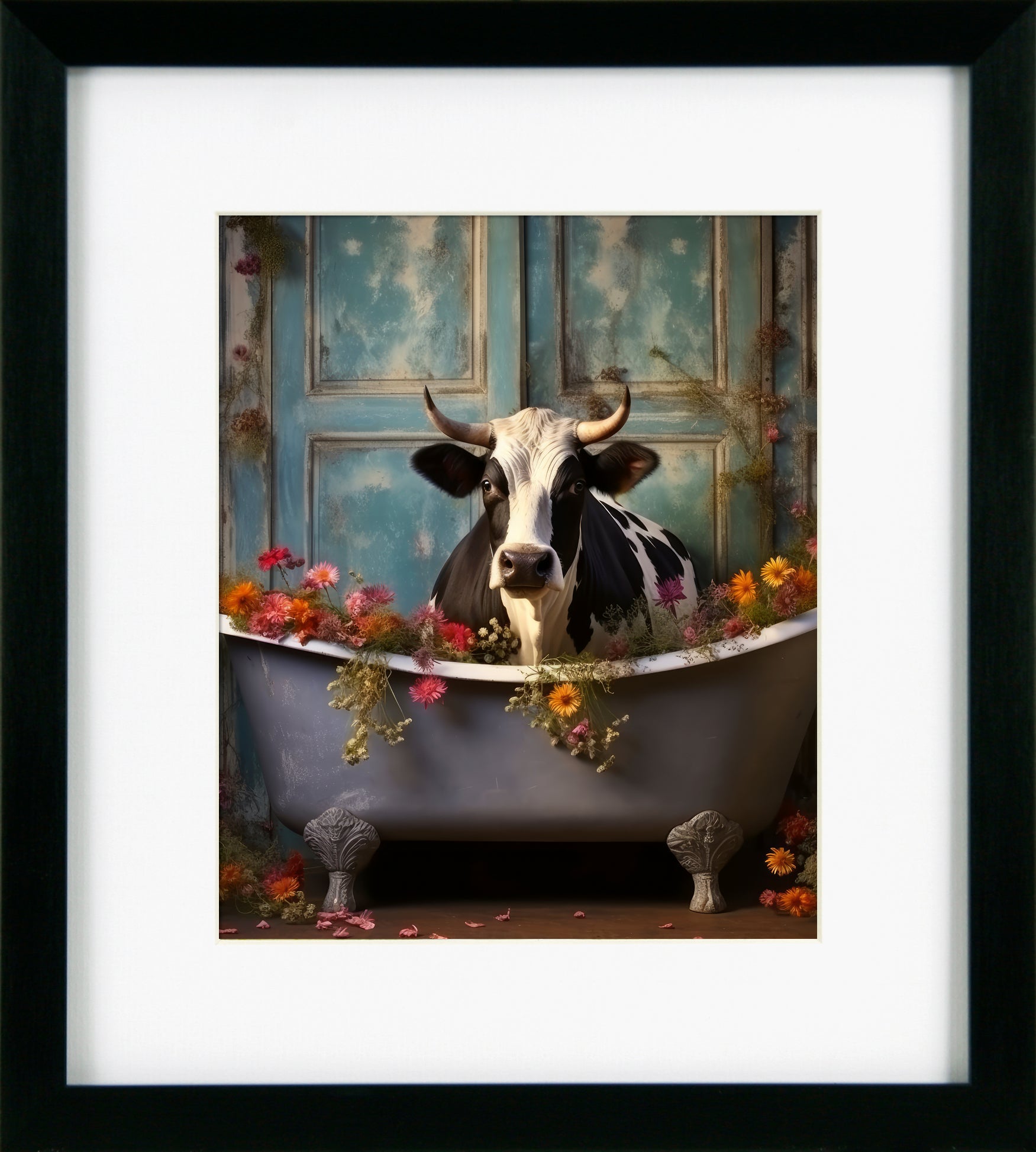 Bathroom Joy 12 Cow By Lazar *NEW* – The Artists Quarter