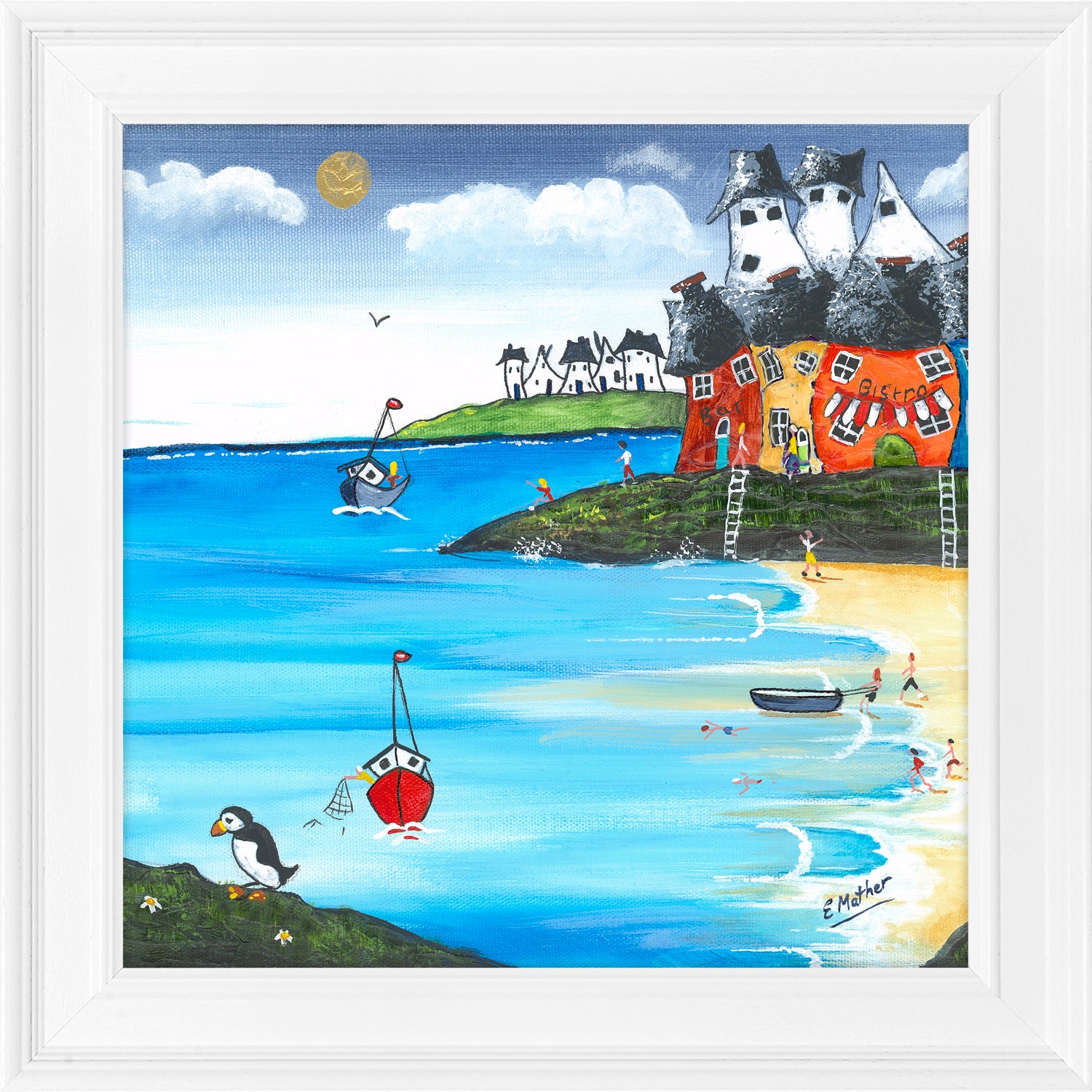 Harbour Sun By Elaine Mather *EXCLUSIVE* – The Artists Quarter