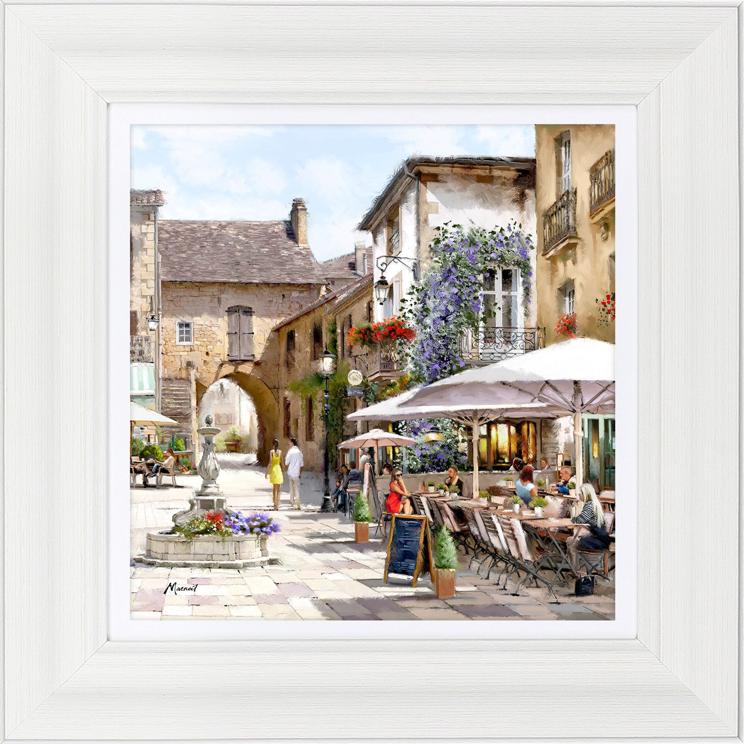 Courtyard Café II By Richard MacNeil *NEW* – The Artists Quarter