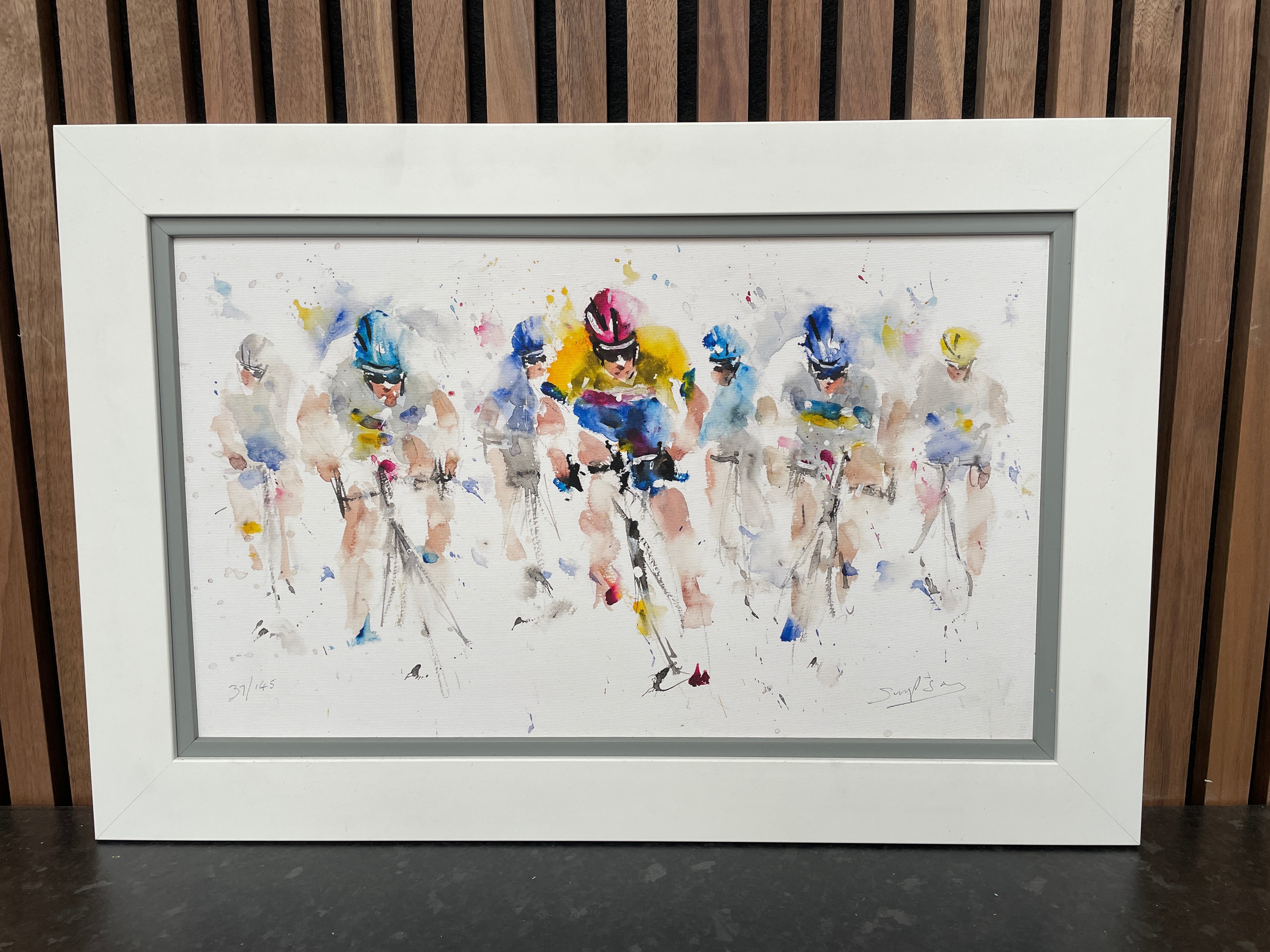 Yellow Jersey By Roger Simpson (Limited Edition) – The Artists Quarter