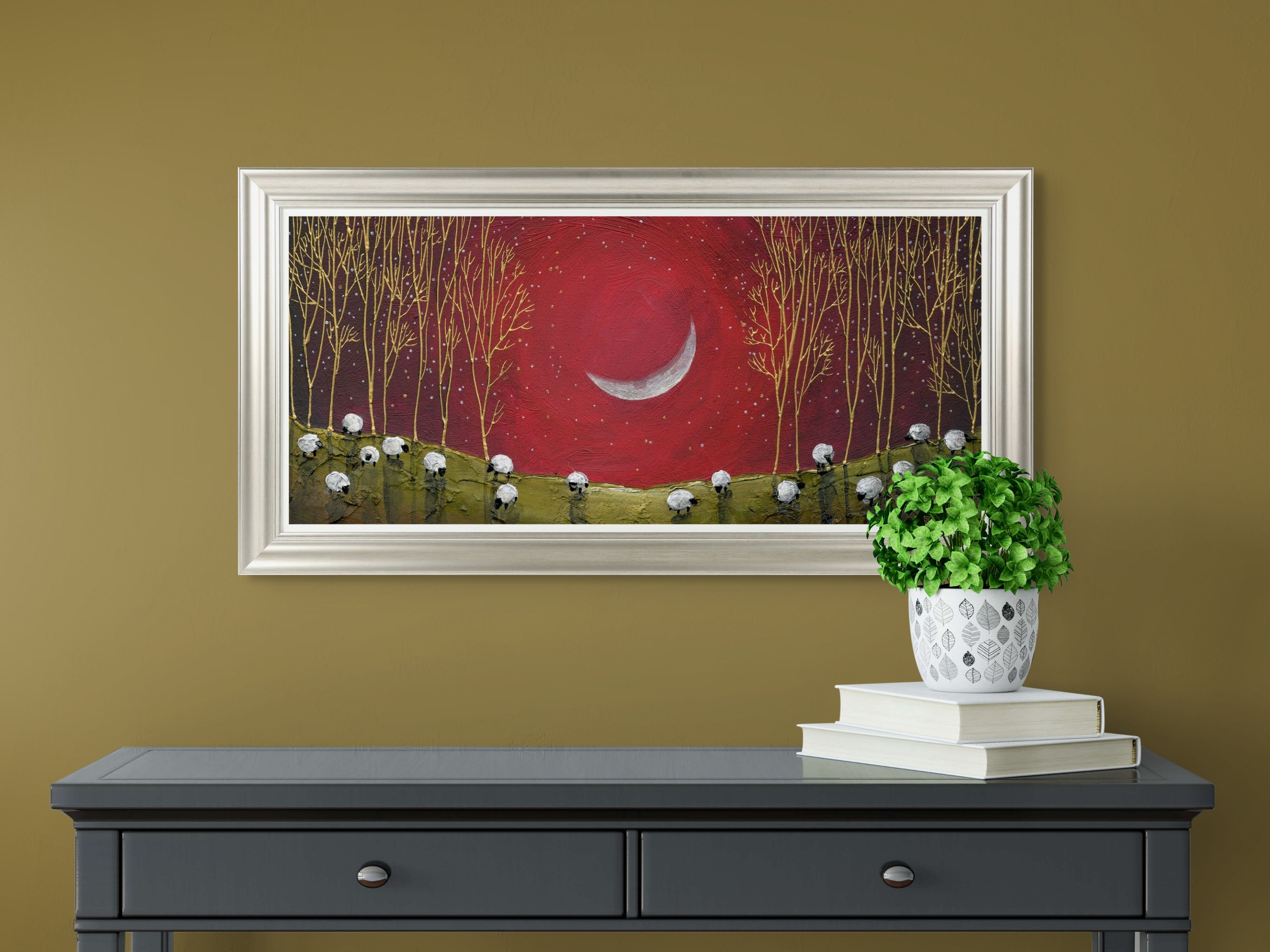 Red Moon By Geoff Beckett – The Artists Quarter