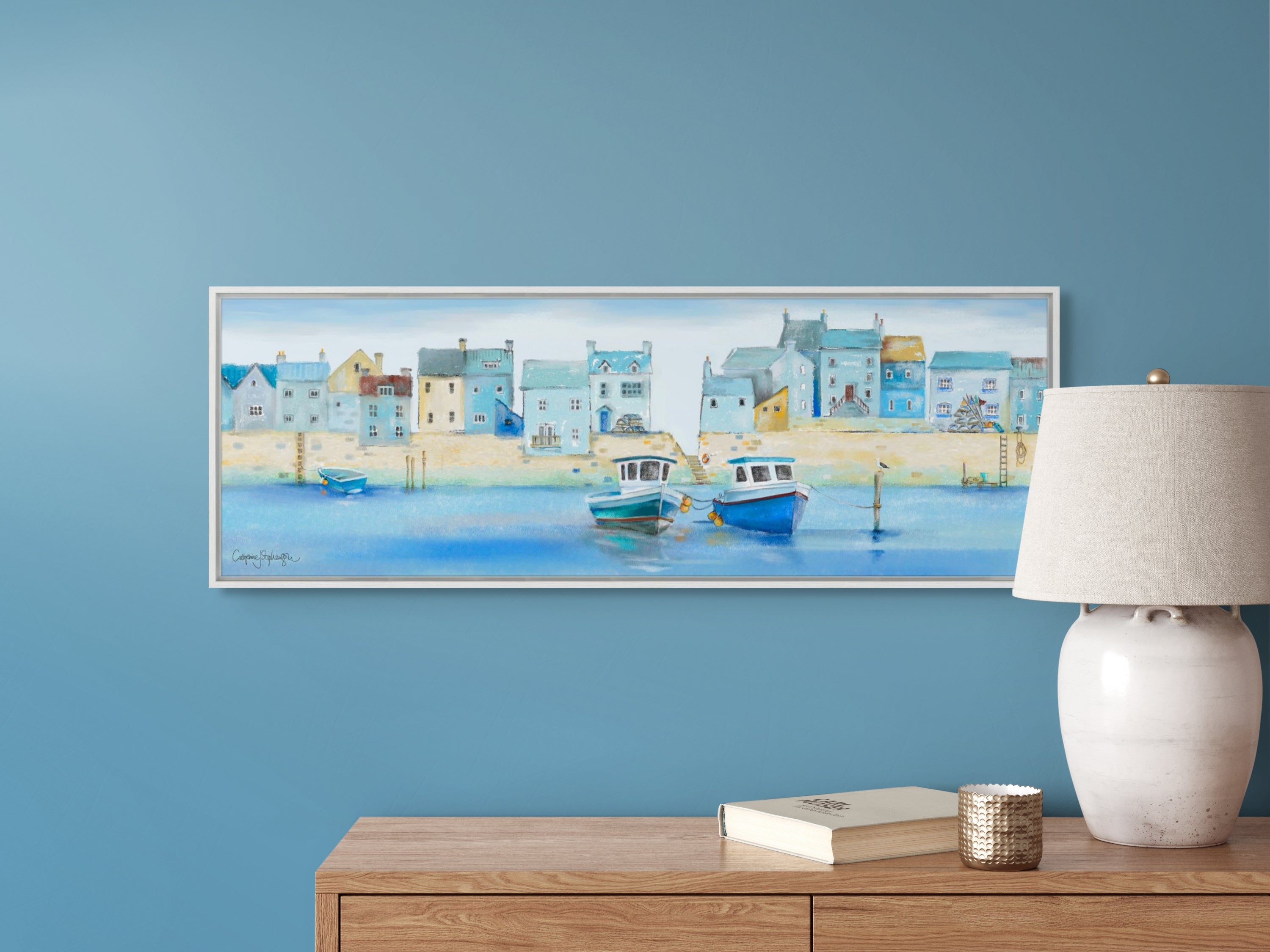 The Harbour By Catherine Stephenson *Last one ever, reduced to clear ...