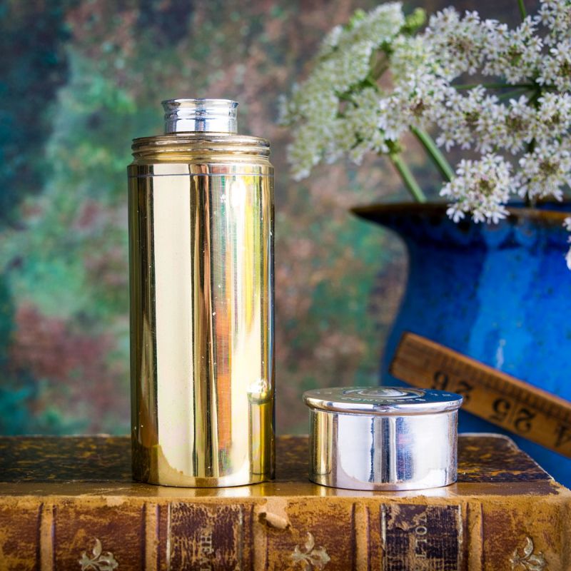 Culinary Concepts London. Cartridge Cylindrical Hip Flask - 4 Fluid Ou ...