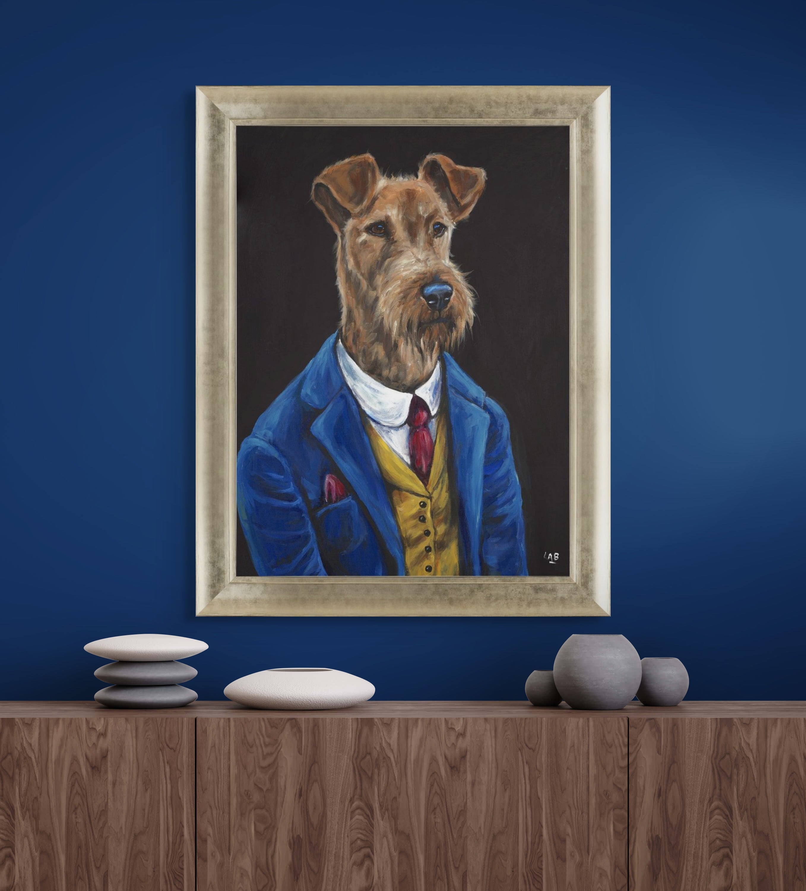 Sir Fergus Fleabag (Large Gold Version) By Louise Brown Delivers Mid N ...