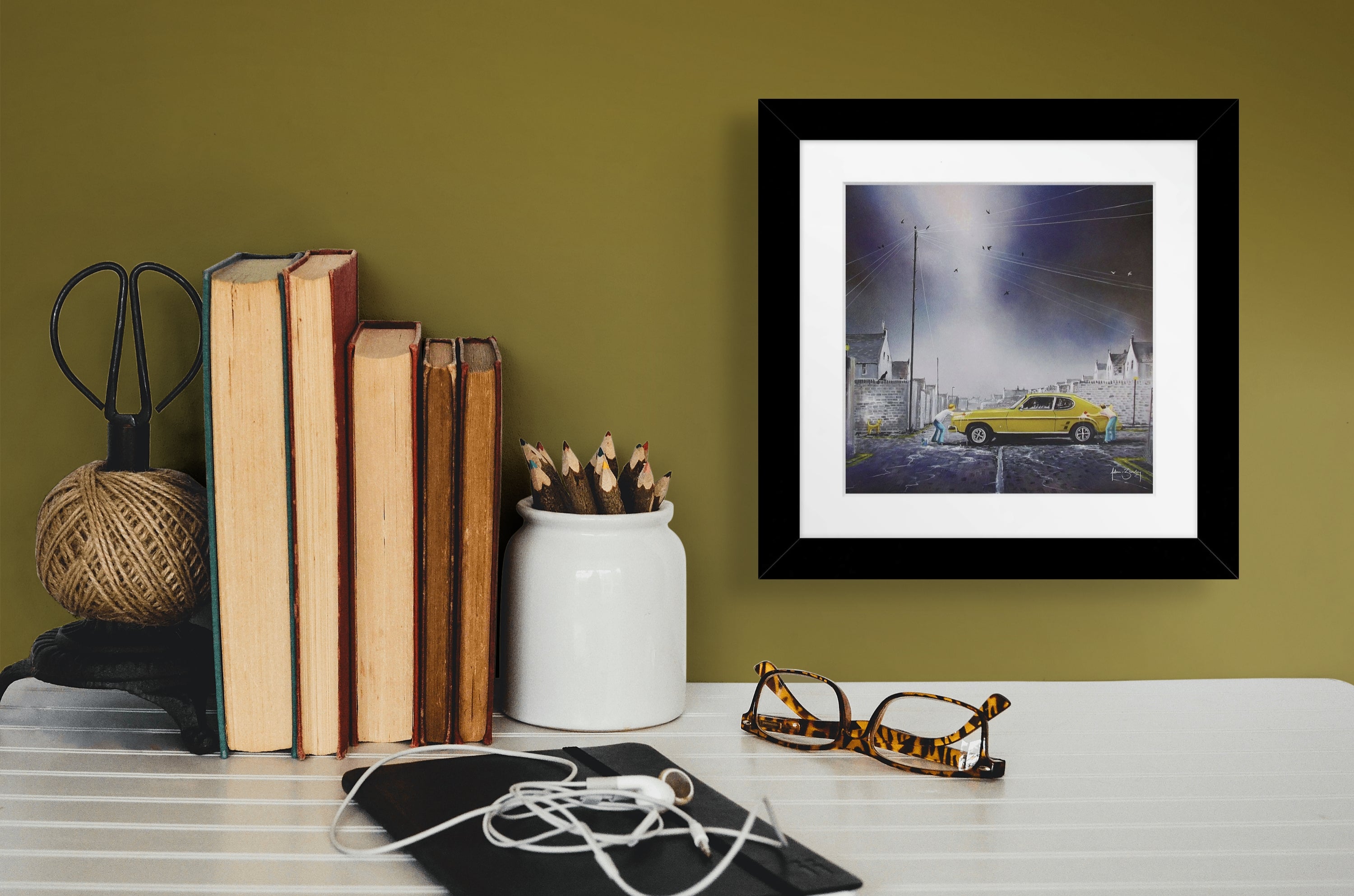 Pride & Joy By Adam Barsby. Ford Capri. *EXCLUSIVE* – The Artists Quarter