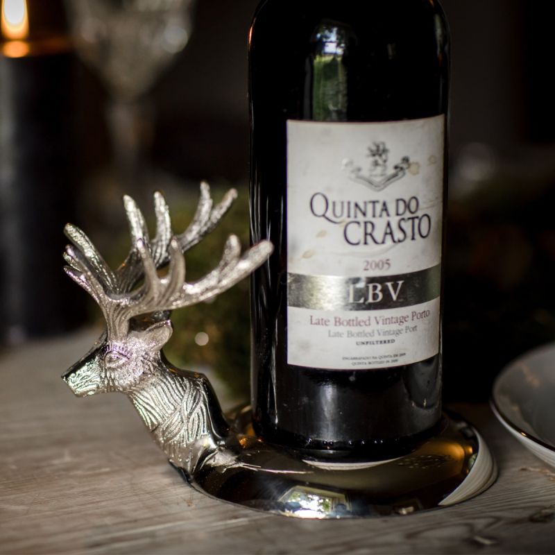 Culinary Concepts London. Stag Wine Bottle Holder – The Artists Quarter