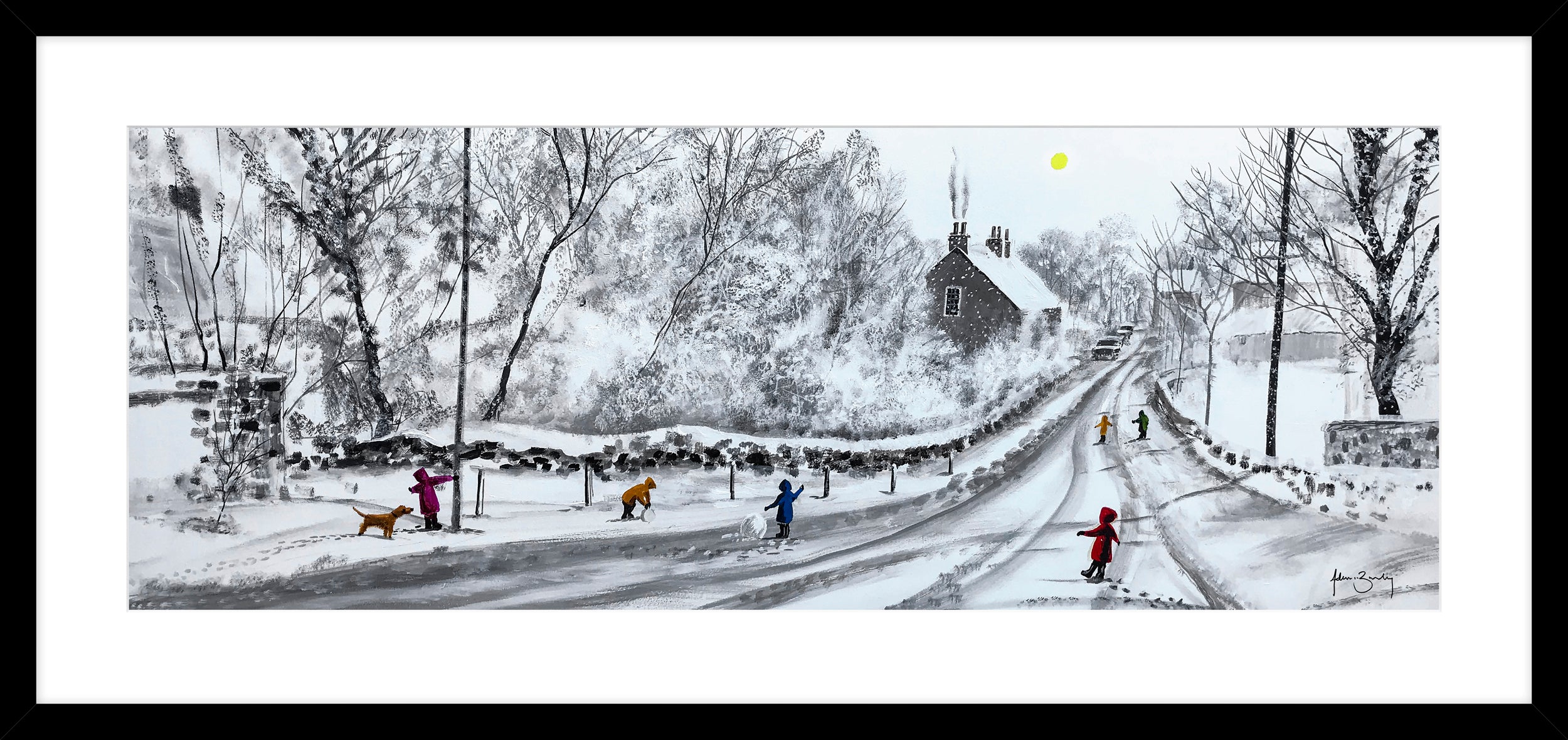 Snowy Day By Adam Barsby *Delivers Late November* – The Artists Quarter