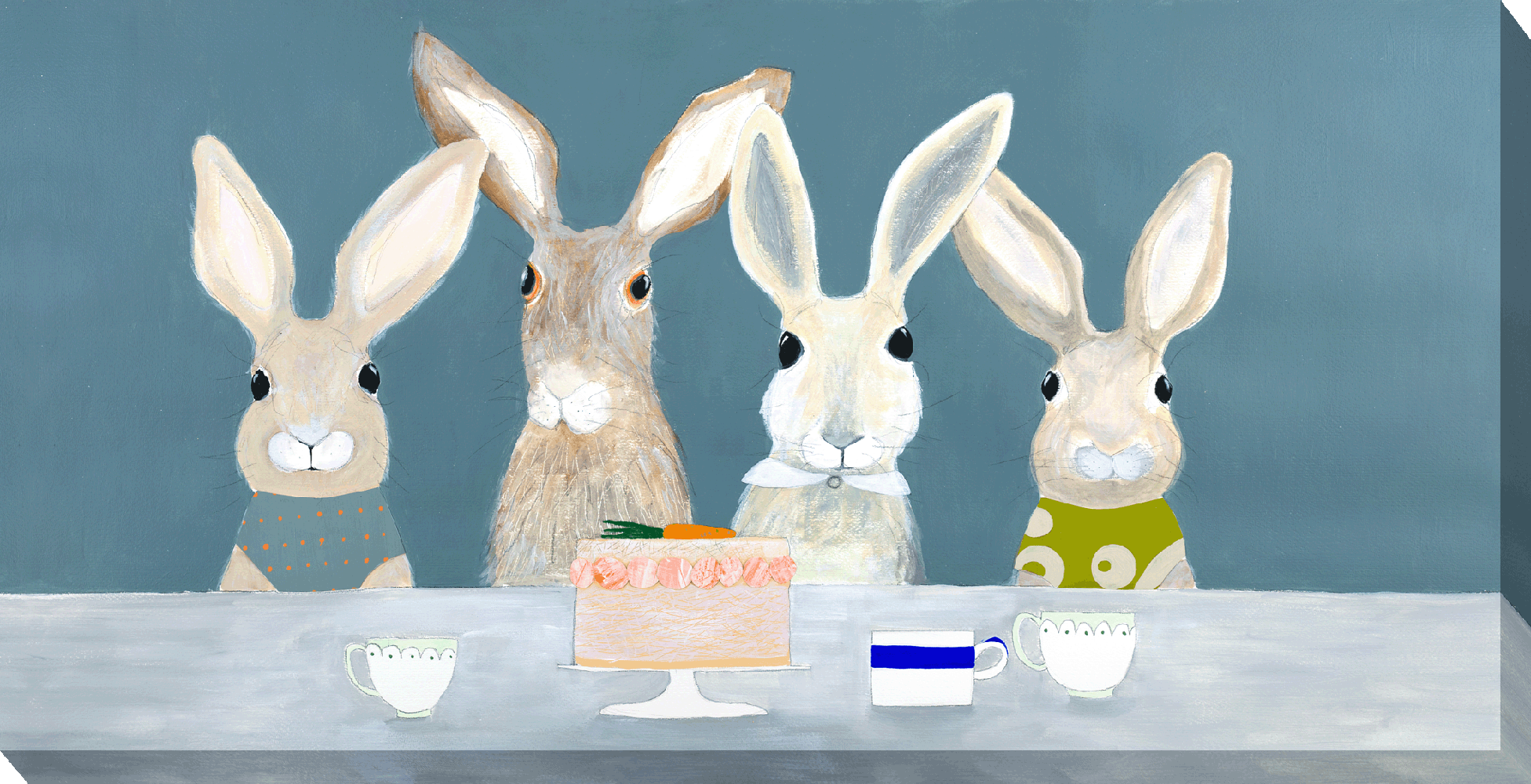 Hare Tea Party III By Fay Shoesmith – The Artists Quarter